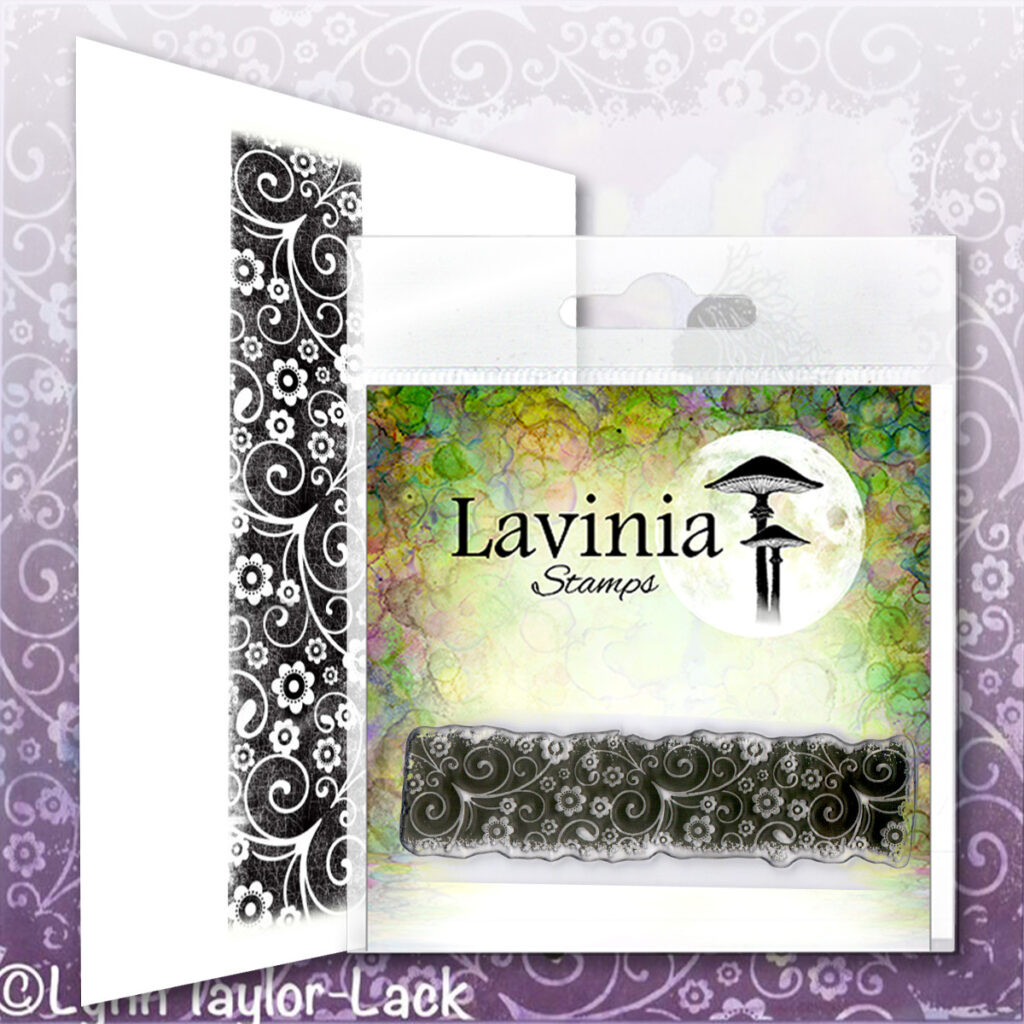 Border Stamp Floral Stamp - Lavinia Stamps