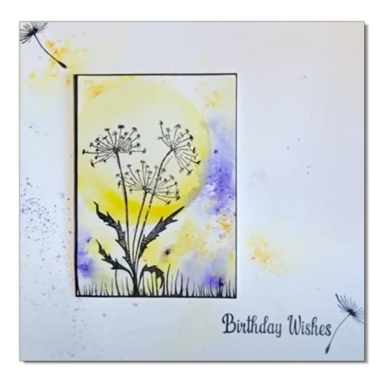 Dandelions 2 Stamp - Lavinia Stamps
