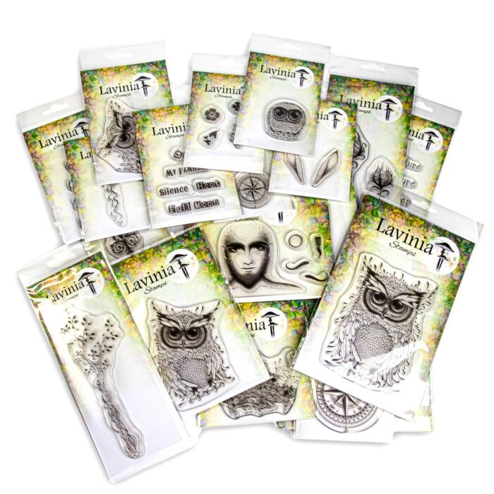 The Forest Fantasy Stamp Collection and New Mop Brushes - Lavinia Stamps