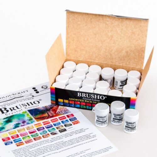 Brusho Inks – Set of 24 – Lavinia Stamps