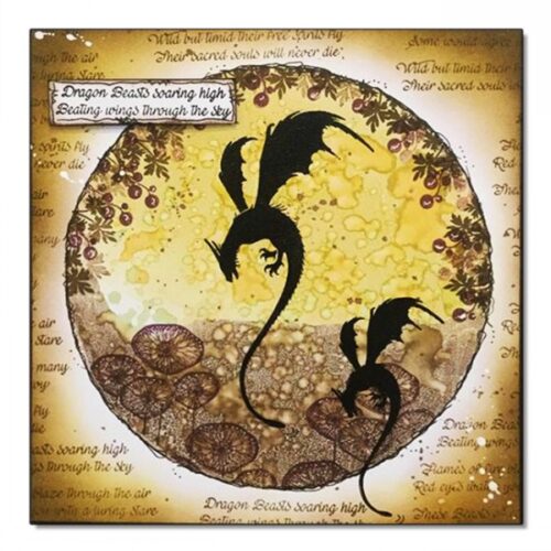 Dragon Verse Stamp - Lavinia Stamps