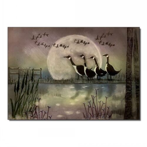 Gaggle of Geese Stamp – Lavinia Stamps