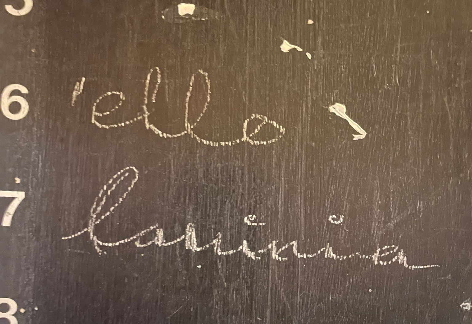 Is there anybody there? …Well…is there? – Lavinia Stamps