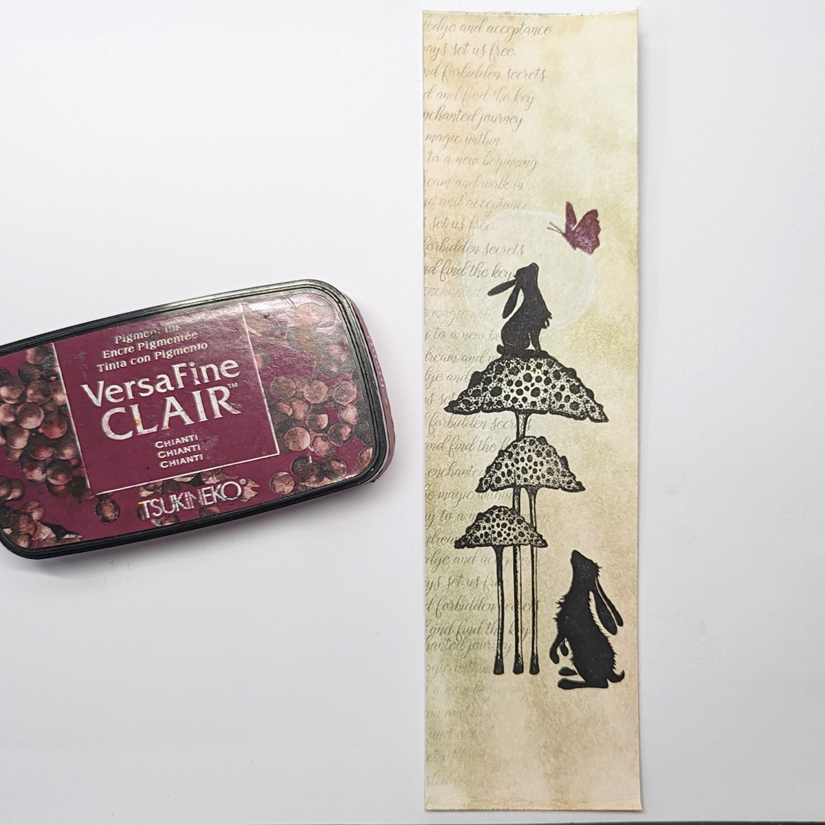 Elfin Cap Mushroom Bookmark by Eleana Evans - Lavinia Stamps