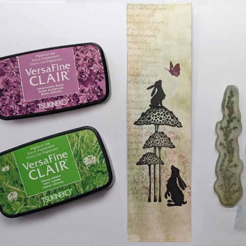Elfin Cap Mushroom Bookmark by Eleana Evans - Lavinia Stamps