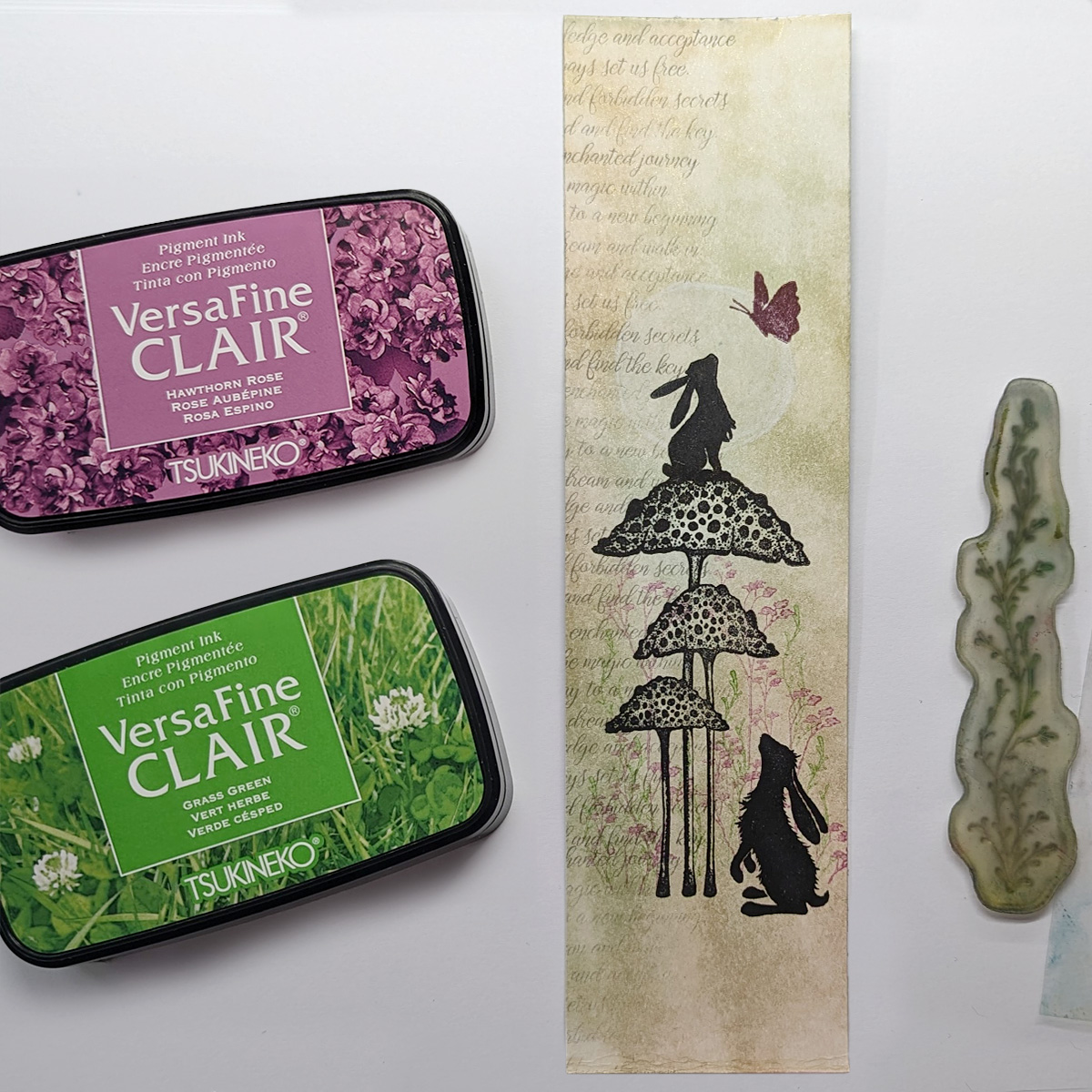 Elfin Cap Mushroom Bookmark by Eleana Evans - Lavinia Stamps