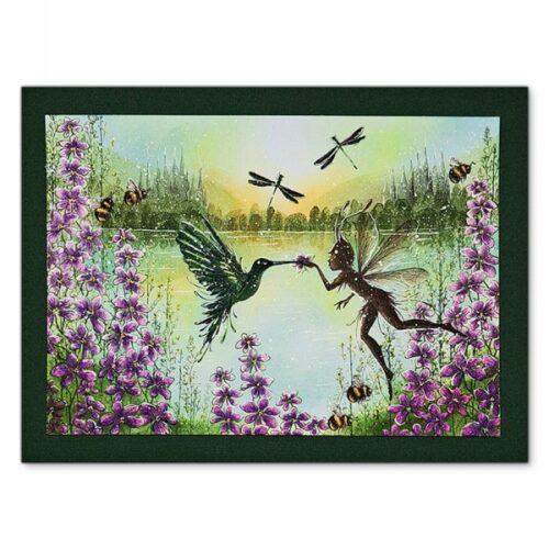 Hummingbird Small Stamp – Lavinia Stamps