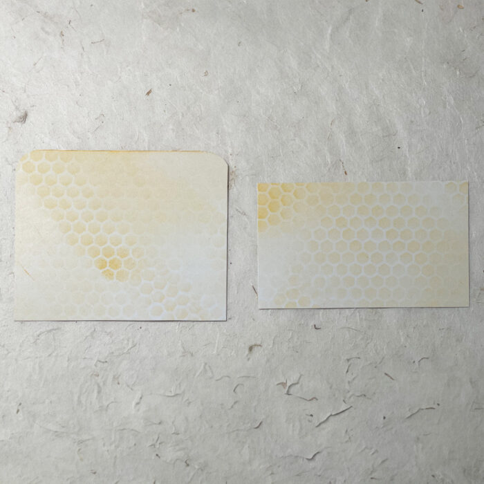 Bee post it note holder, by Rosemary Rogers. - Lavinia Stamps