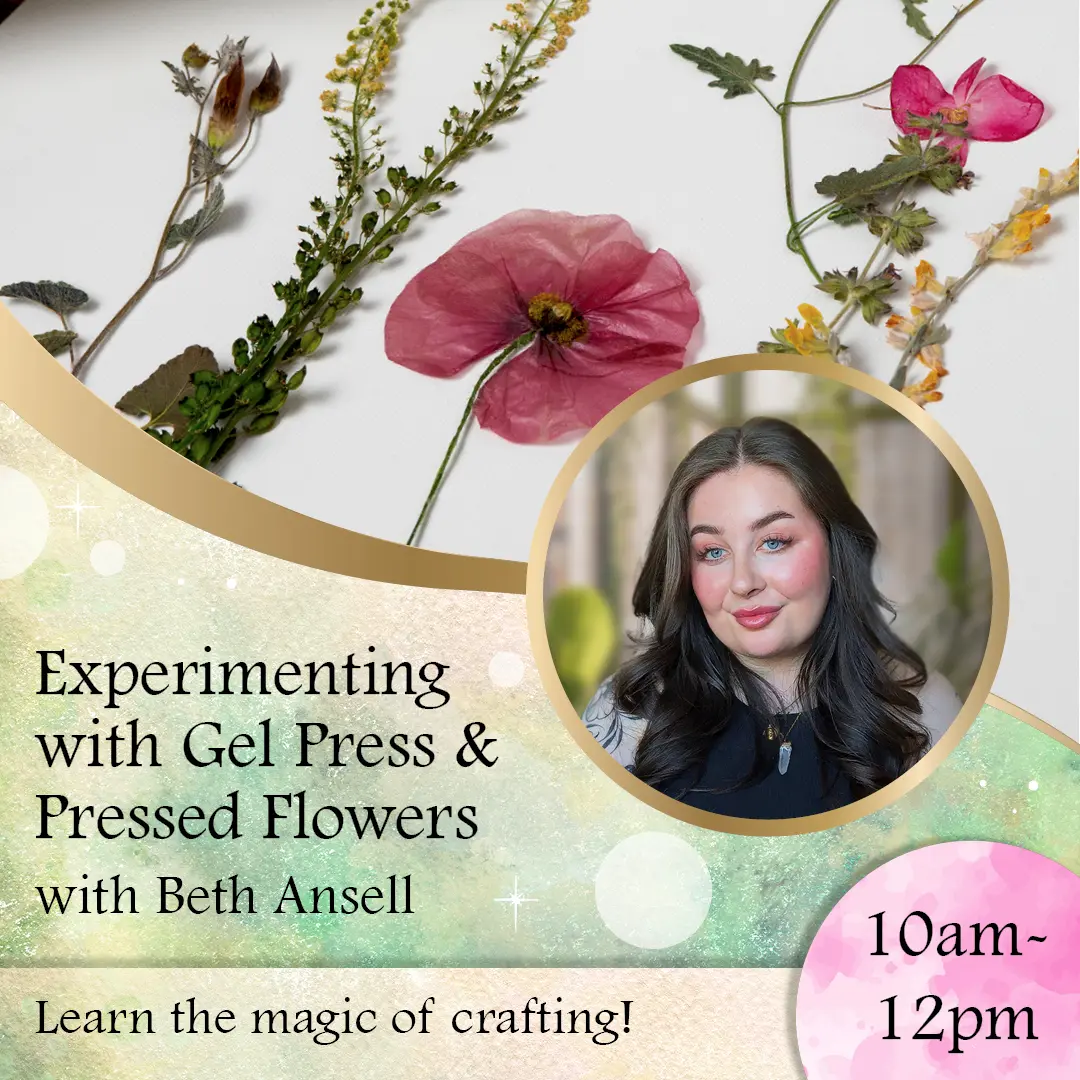 Experimenting with Stamping, Gel Press and Pressed Flowers – Lavinia Stamps