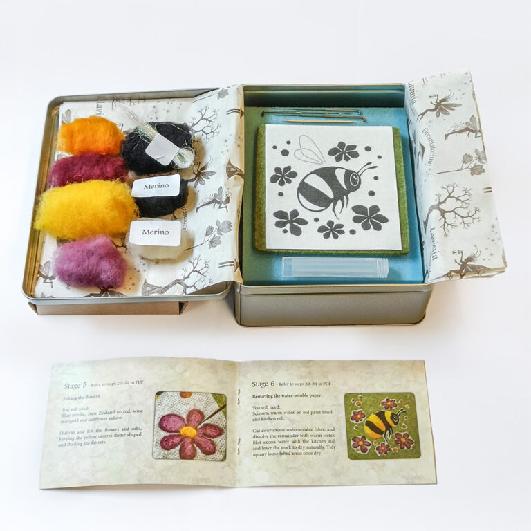 Lavinia Needle Felting Kit – Bee – Lavinia Stamps