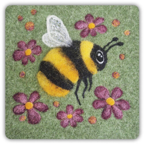 Lavinia Needle Felting Kit – Bee – Lavinia Stamps