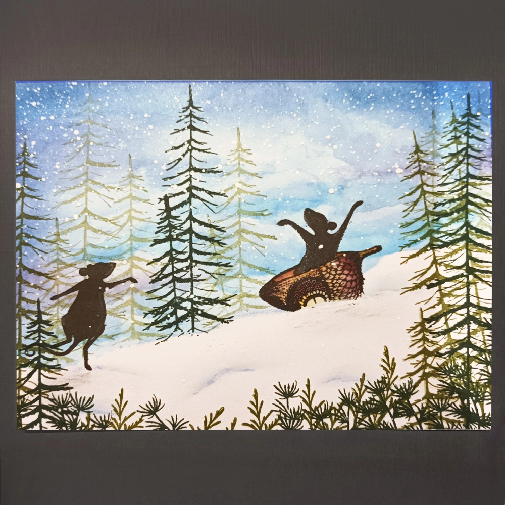 Playing in the Snow by Eva Marjolein Timmer – Lavinia Stamps